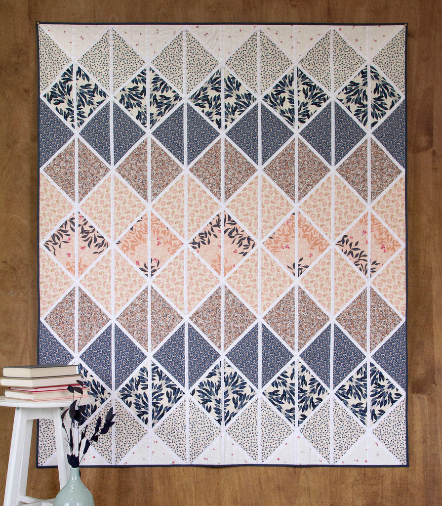 Deltille Quilt Kit with Haven Collection by AGF - Bunbury Fabrics