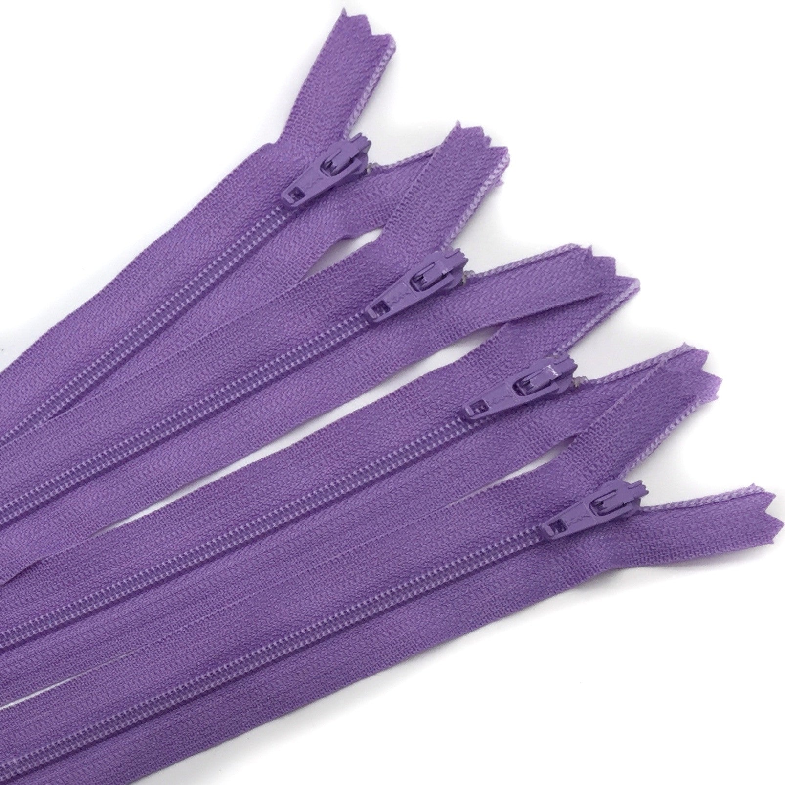 14" Zipper in Princess Purple by Atkinson Designs - Bunbury Fabrics