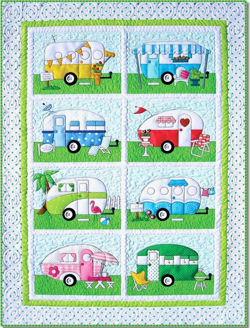 Campers Applique Kit - Bunbury Fabrics