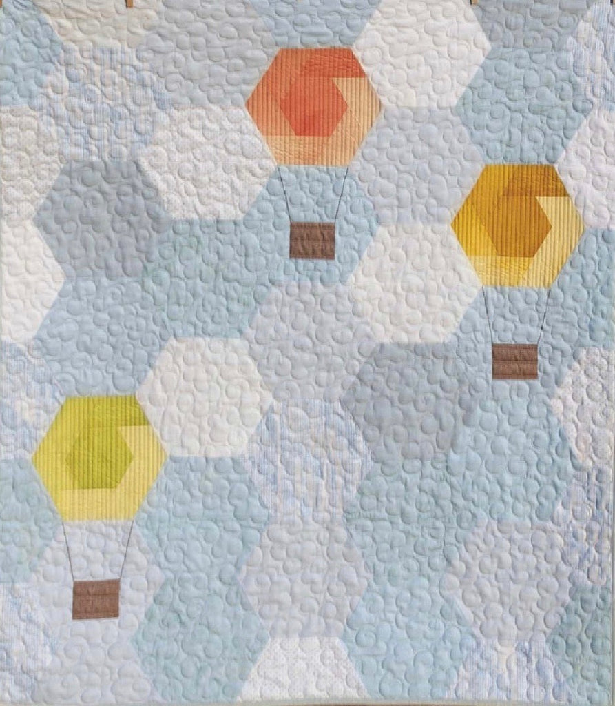 Hexi Hot Air Balloon Quilt Pattern - Bunbury Fabrics