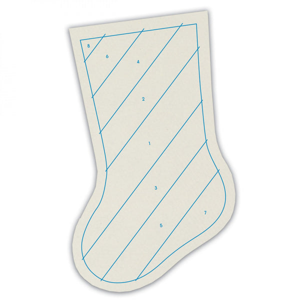 Quilt As You Go Holiday Stocking pattern by June Tailor - Bunbury Fabrics